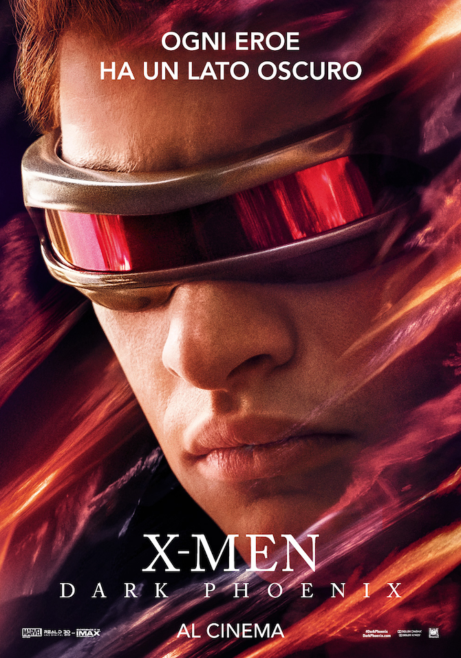 X-Men: Dark Phoenix | La gallery con i characters poster dei protagonisti