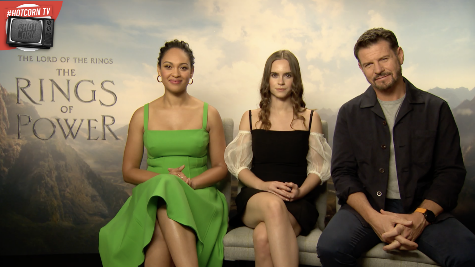 Gli Anelli del Potere: Cynthia Addai-Robinson, Ema Horvath, Lloyd Owen