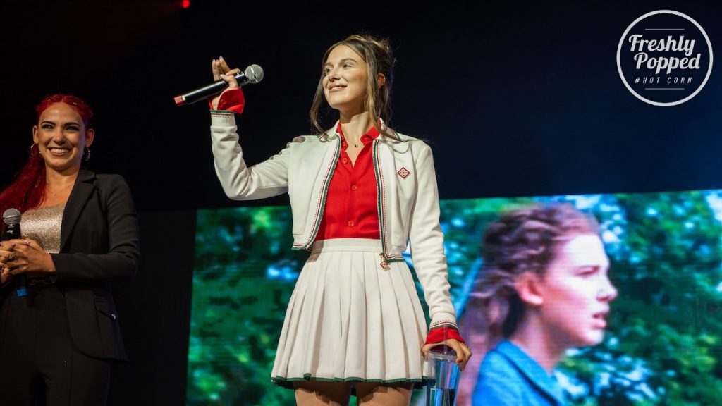 Millie Bobby Brown all'Alcatraz di Milano per Stranger Day with Millie