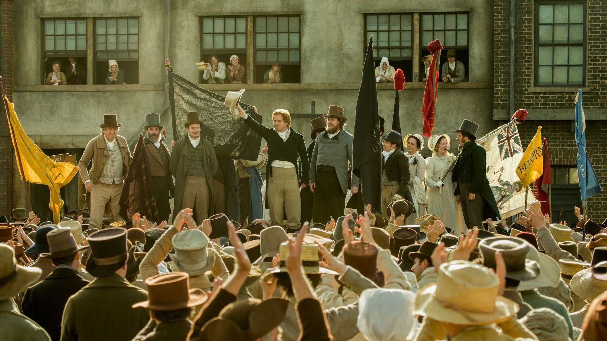 Peterloo - Clip - Henry hunt arrives at st.Peter's field – The HotCorn